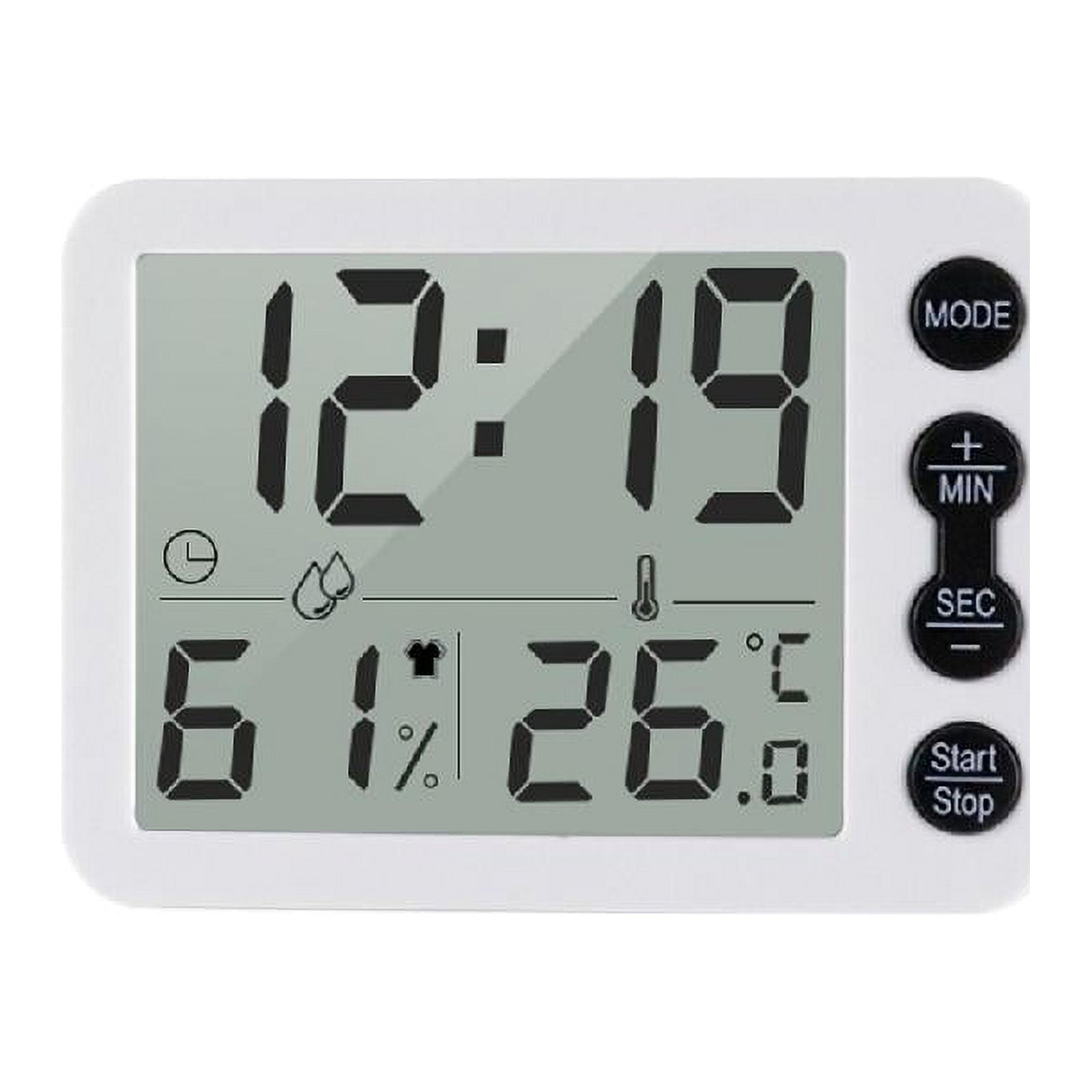 MUSUPER for Time Watch Clock Nursery Gauge Humidity Mini LCD Digital ...