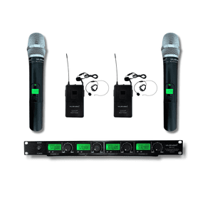 Vocopro VHF4000 Sound Mic Voice, VHF Wireless Microphone System with ...