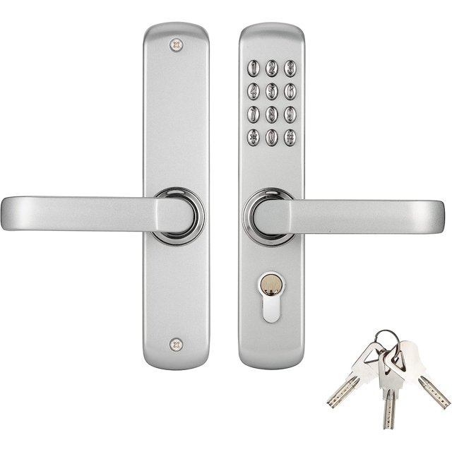 MUTEX Mechanical Keyless Lock MX230S with Keypad & Mechanic Key Entry ...
