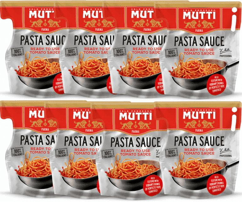 MUTTI Pasta Sauce, Bulk Food Service, 6lb (3kg) Pouch, 8-Pack Case - Walmart.com