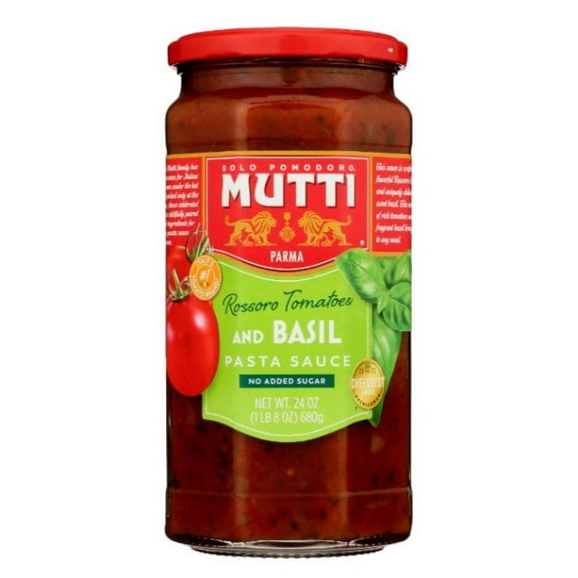 MUTTI SAUCE PASTA TOM & BASIL 24 OZ - Pack of 6 - Walmart.com