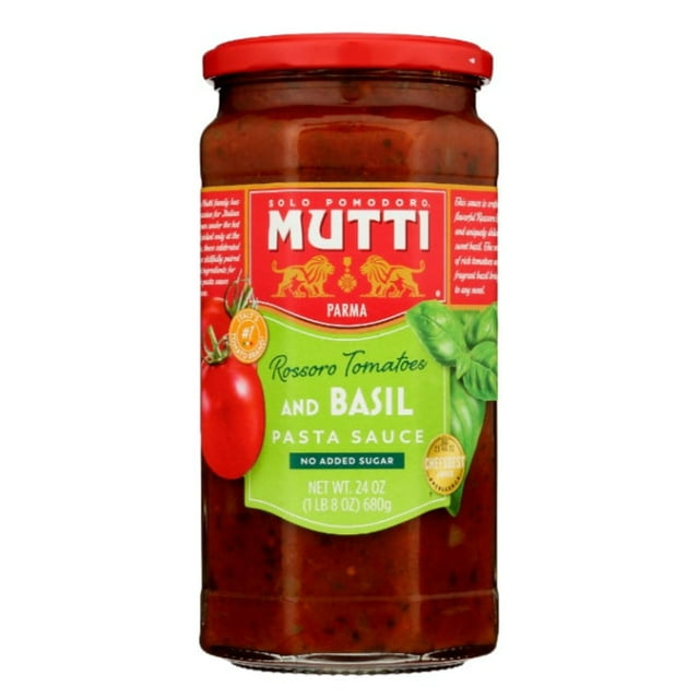 MUTTI SAUCE PASTA TOM & BASIL 24 OZ - Pack of 6 - Walmart.com