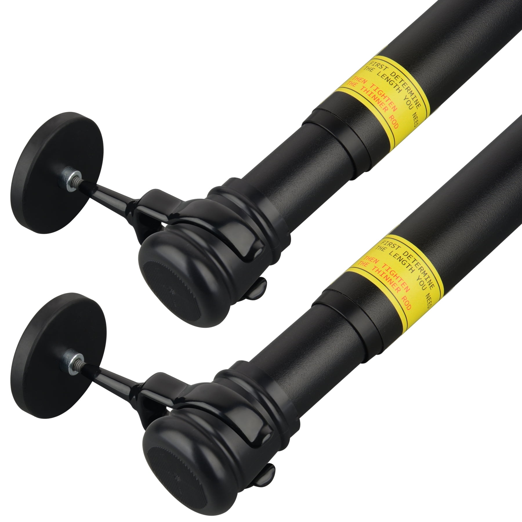 MUTUACTOR Magnetic Curtain Rods No Drilling,2Pack Heavy-Duty Magnetic ...