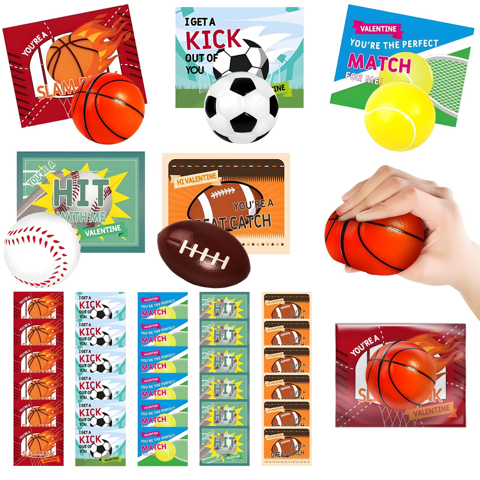 MUUPEG 30 Pack Valentines CI30 Day Cards for Kids, Boys Valentines Day ...