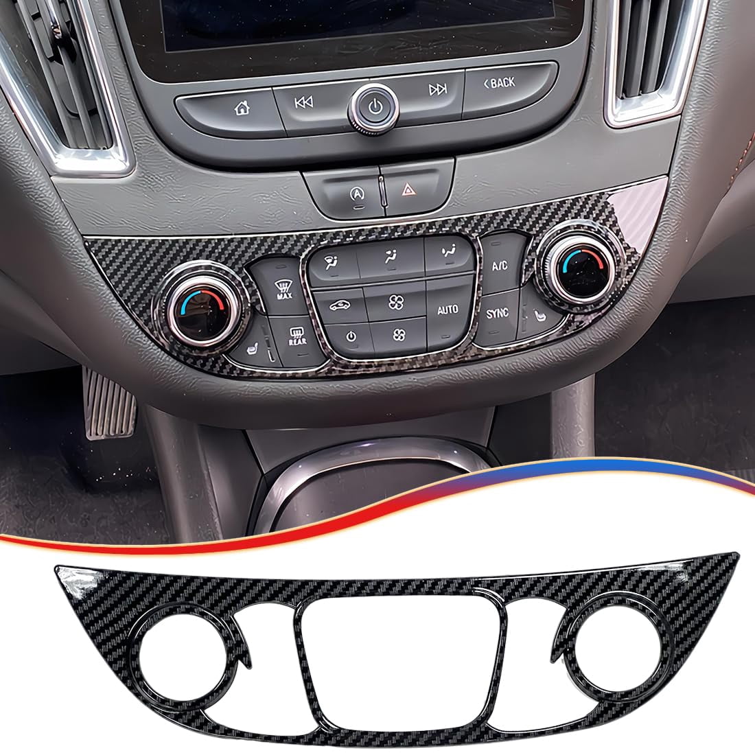 MUXEE Center Contro A/C MMF7 Vent Frame Trim, for Chevrolet Malibu 2016 ...