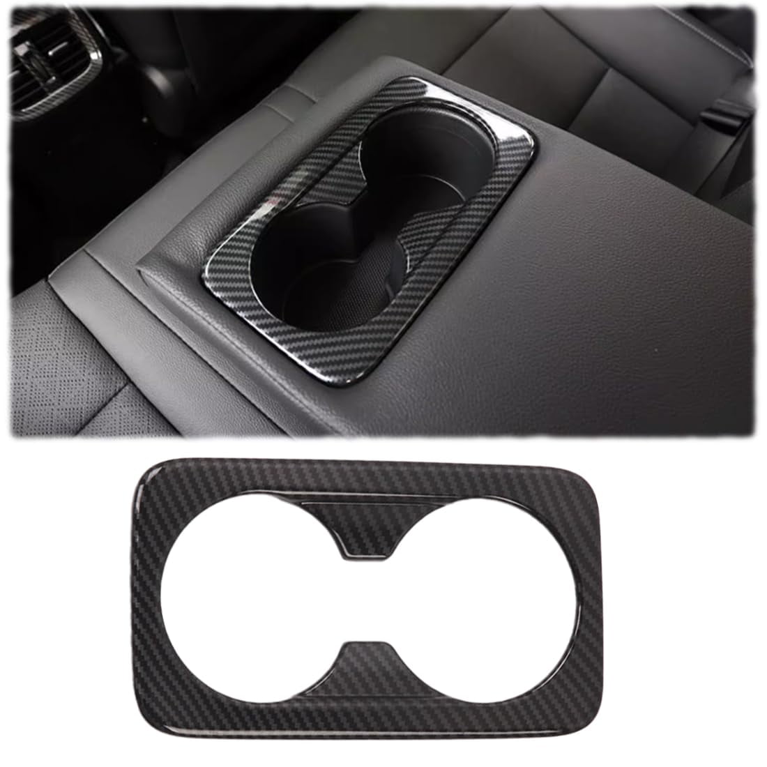 MUXEE Rear Water Cup Holder Panel Decoration Material for Kia Forte K3 ...