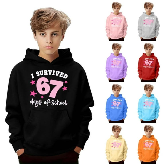 MUXiin 67 Hoodie Kids Hoodies for Boys 67 Meme Ice Cream Novelty and ...