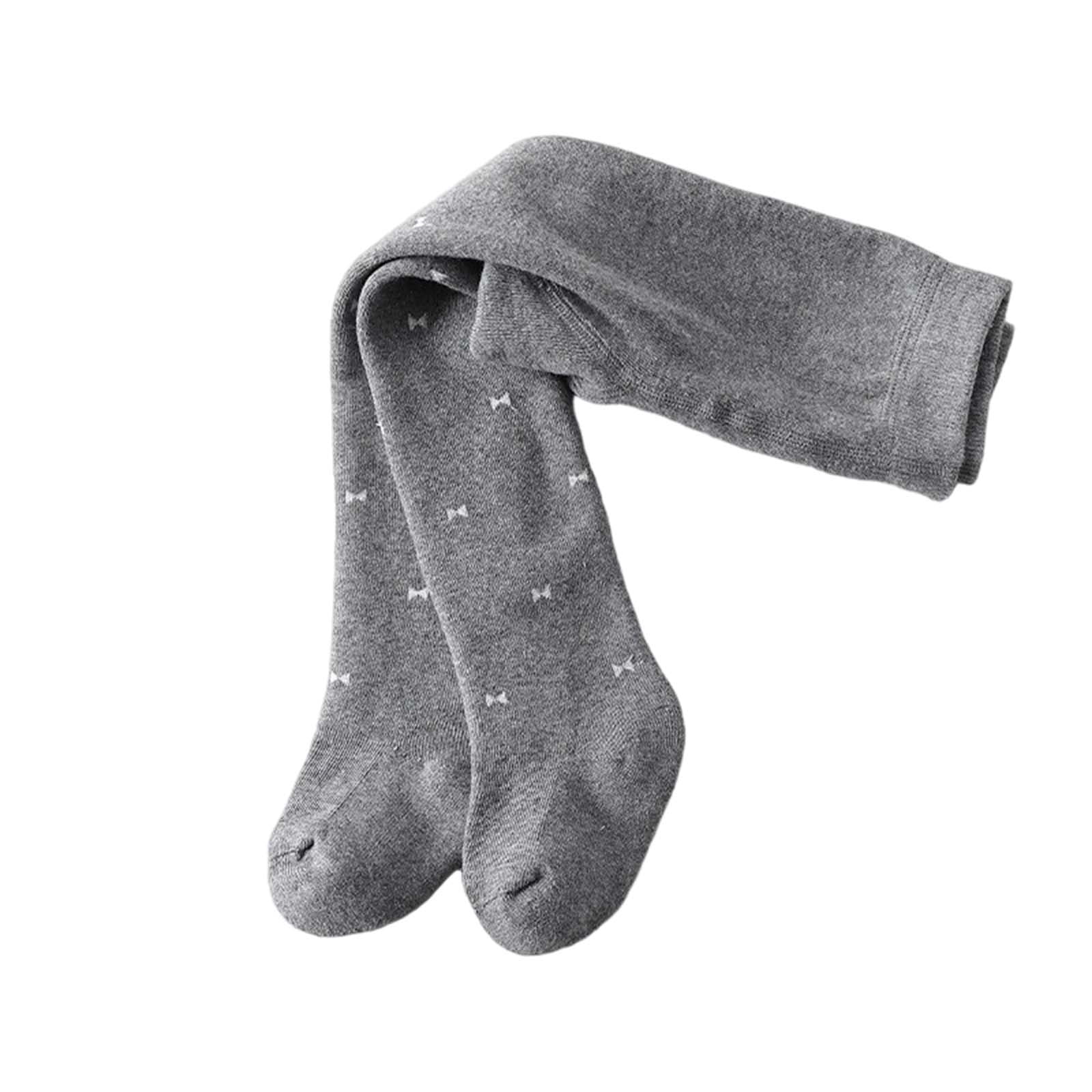 MUXiin Baby Girls Tights Winter Fleece Lined Leggings Girls Knit Thick ...