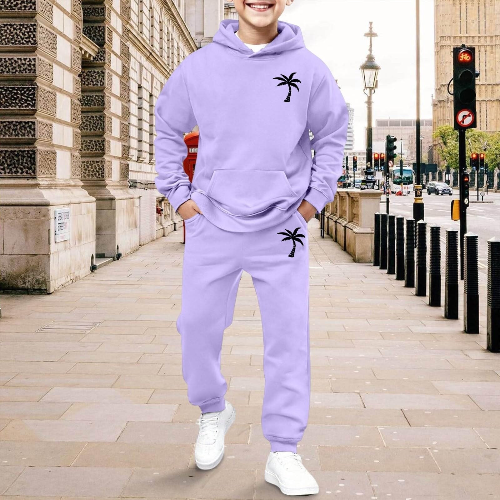 MUXiin Boys' Tracksuits Fashion Children's Boys' Polyester Tracksuit ...