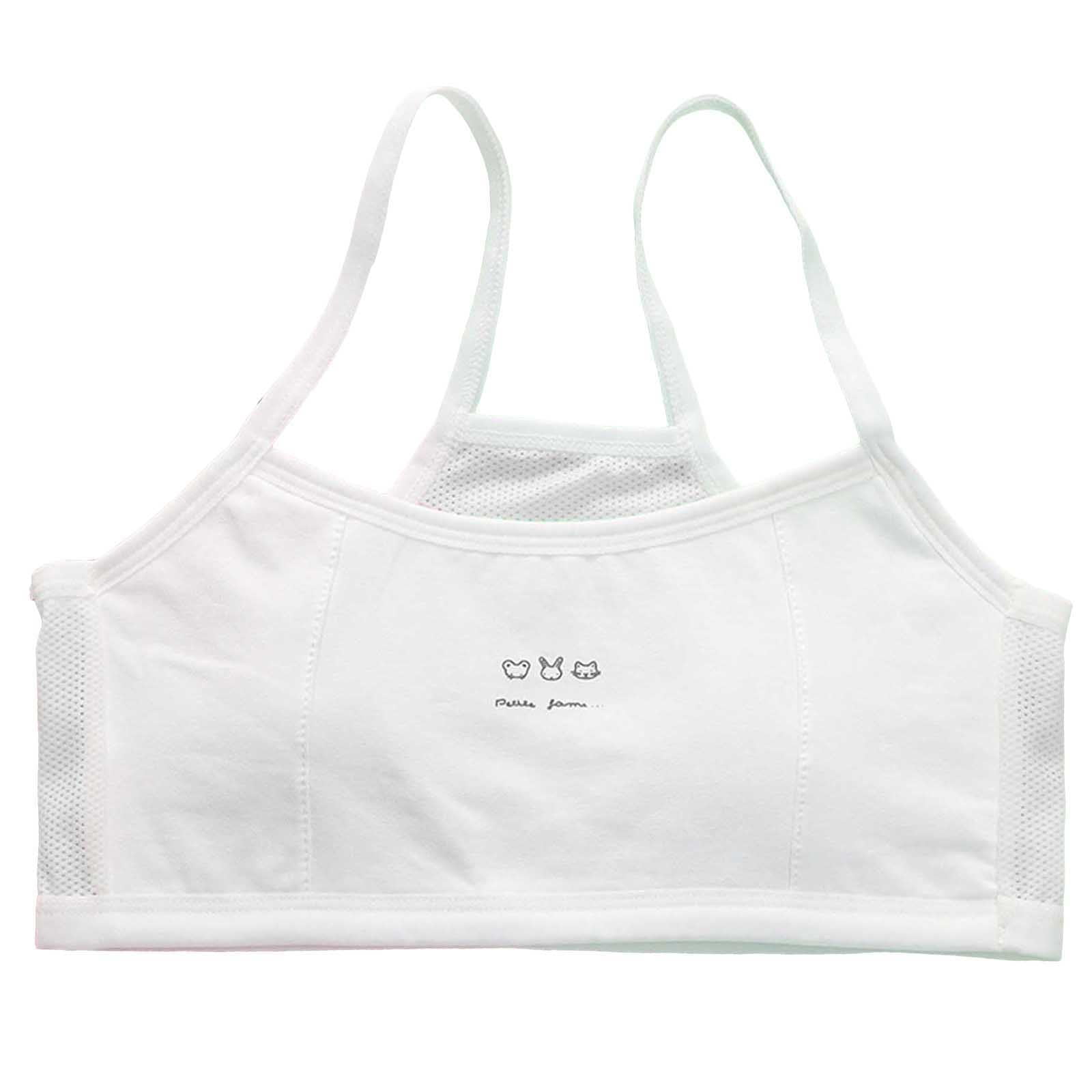 MUXiin Girls Training Bras 10-12 Years Old Crop Top Bra Girls Seamless ...