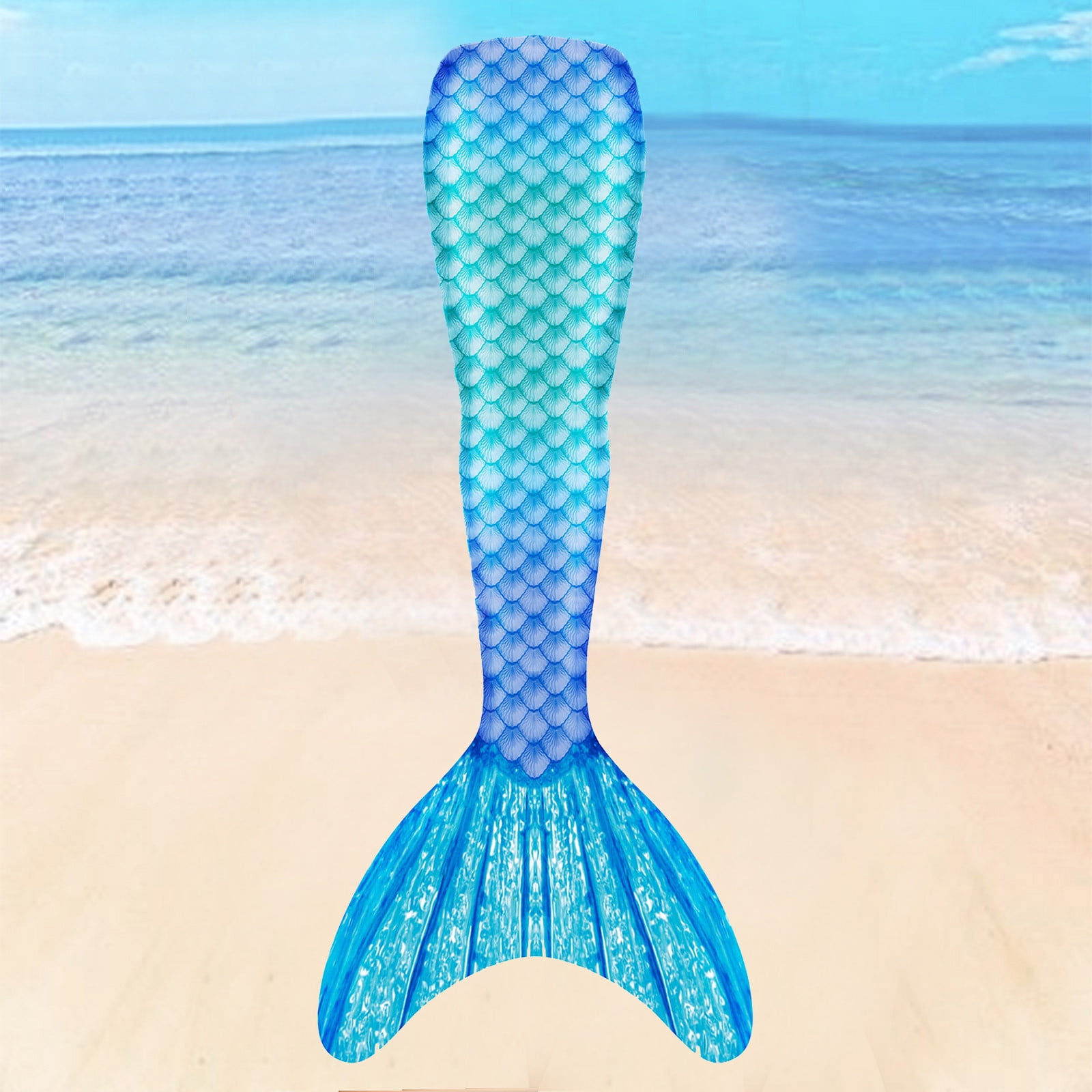 MUXiin Kid Girl Mermaid Costume Mermaid Tail Mermaid Bikinis Set ...