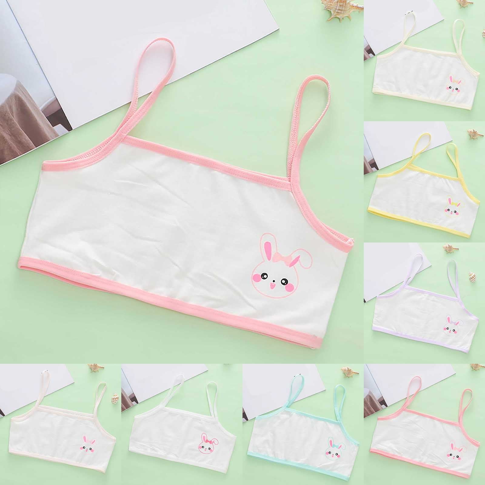 MUXiin Kids Bras for Girls 10-12 Seamless Sports Bra Crop Top for Girls ...