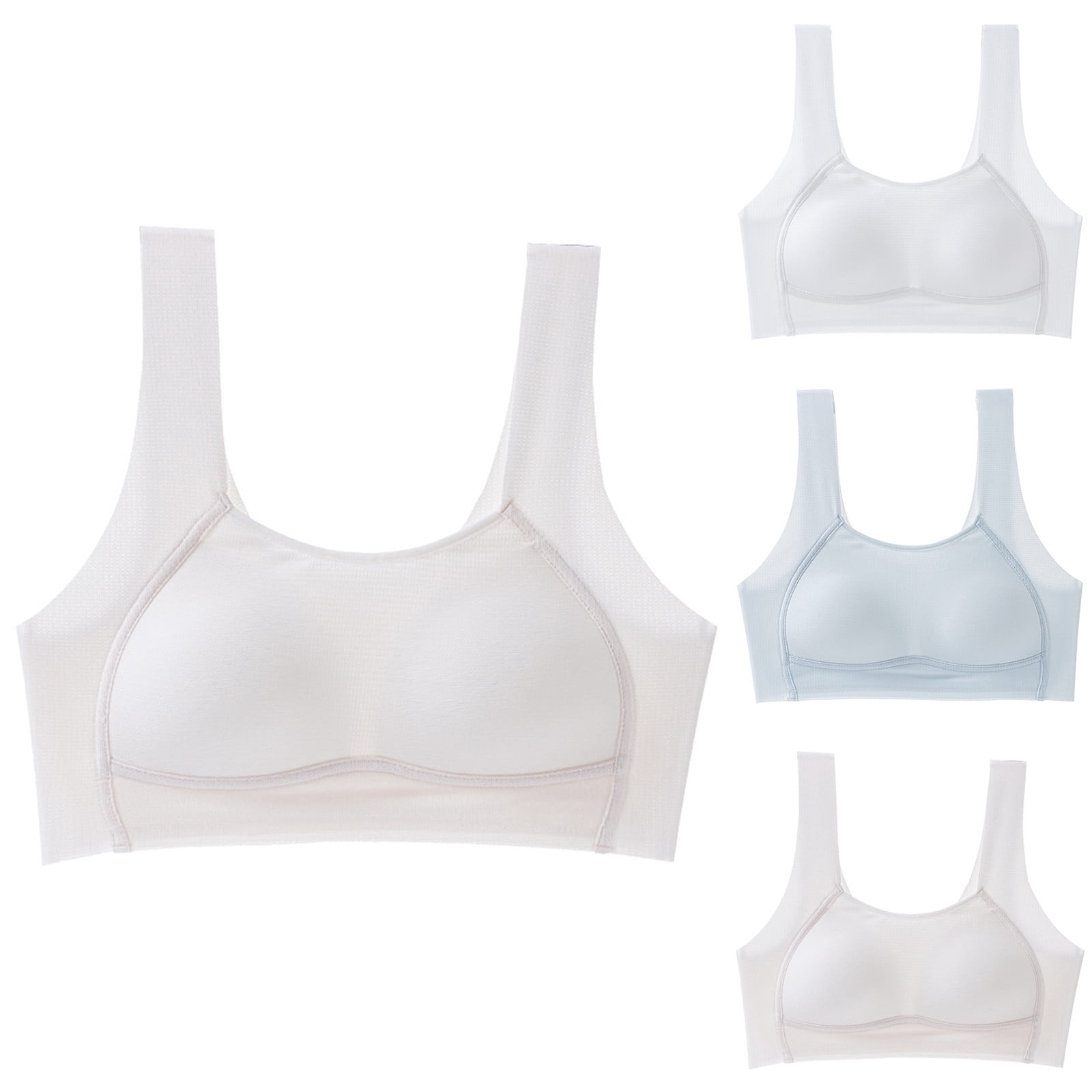 MUXiin Little Girls Bras 8-10 Wireless Seamless Bralette For Teenage ...