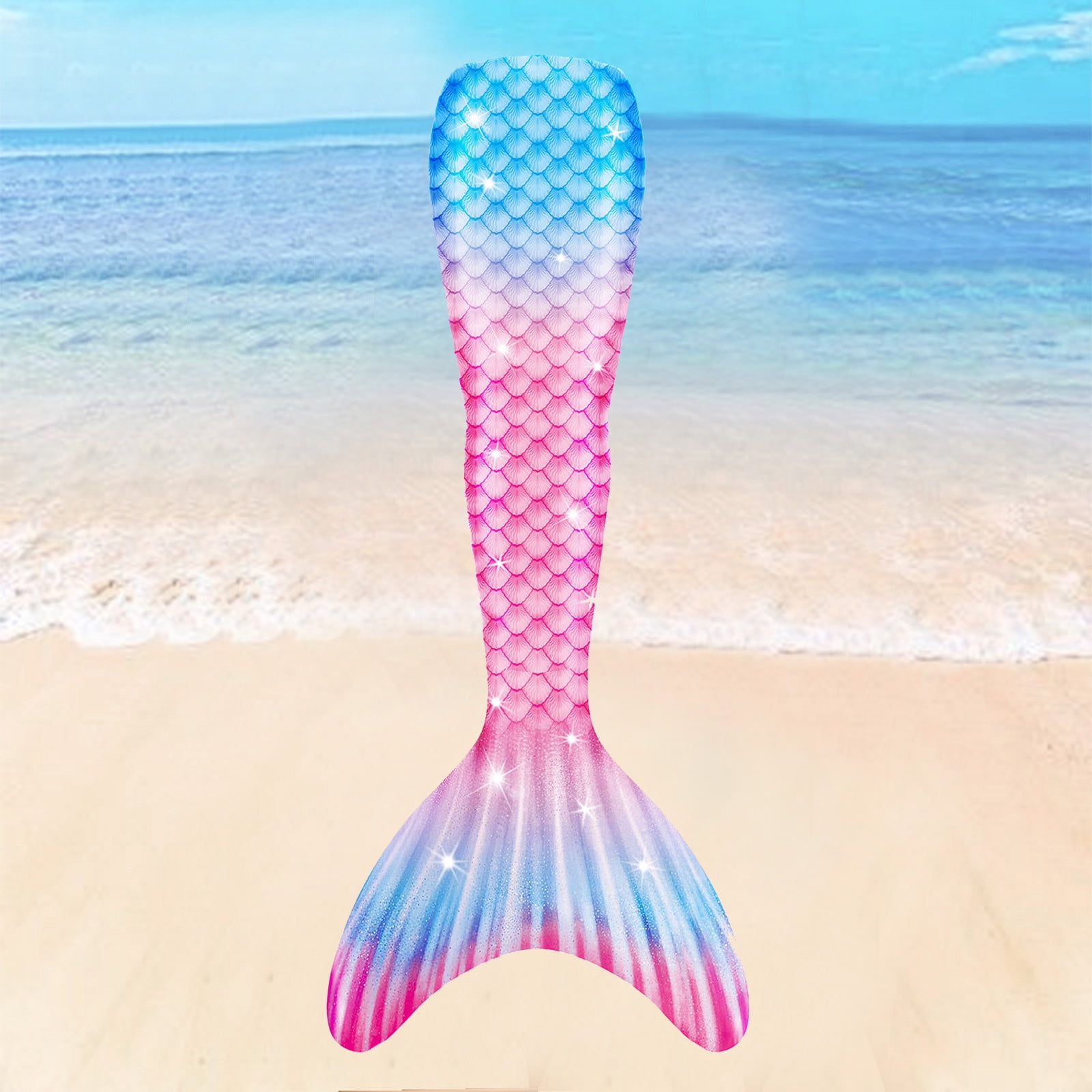 MUXiin Swimsuit with Tail 3t Fish Tail Set Tankini Set Fish Scale 3 ...