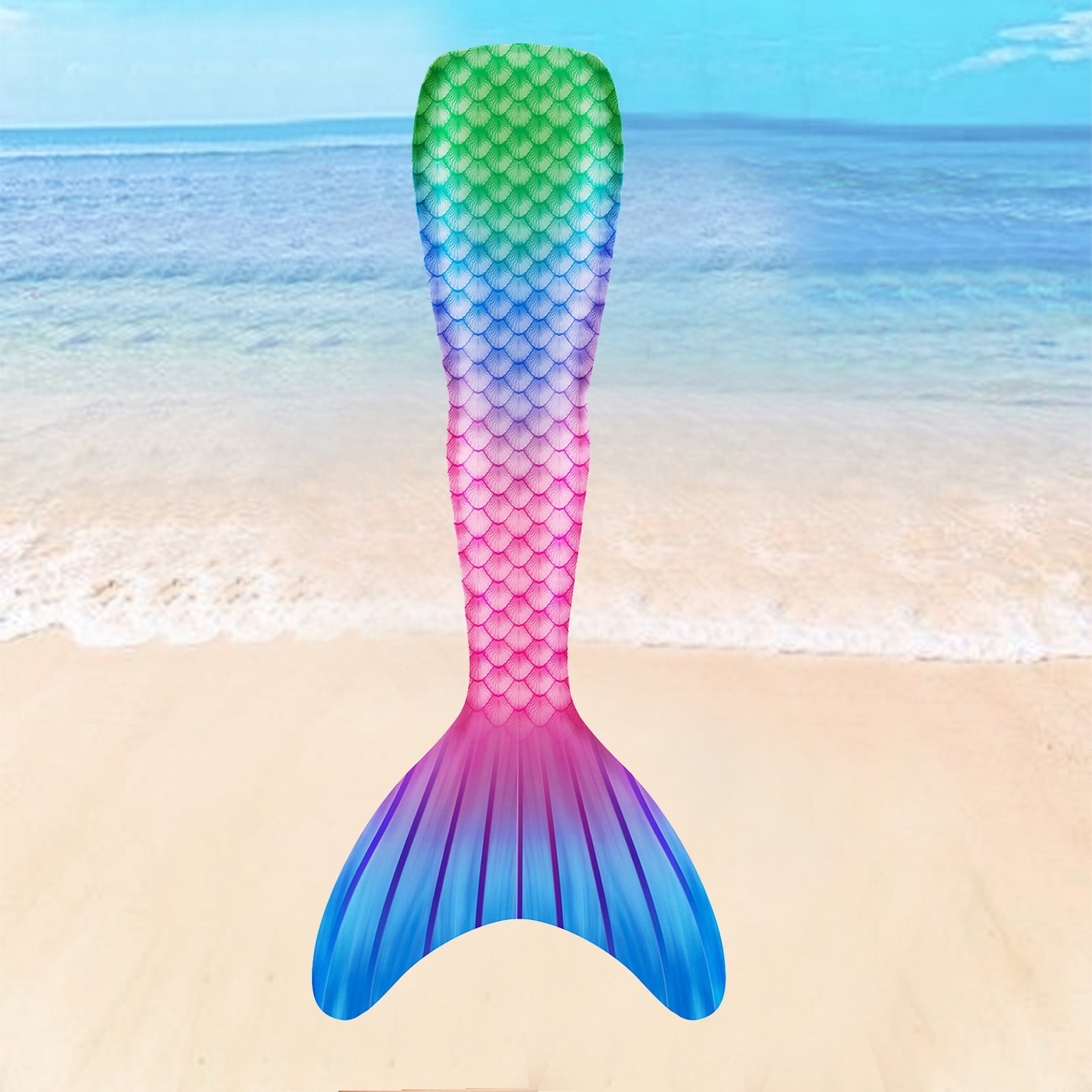 MUXiin Mermaid Swimsuit with Tail for Girls 4-6 Fish Tail Set Sling ...