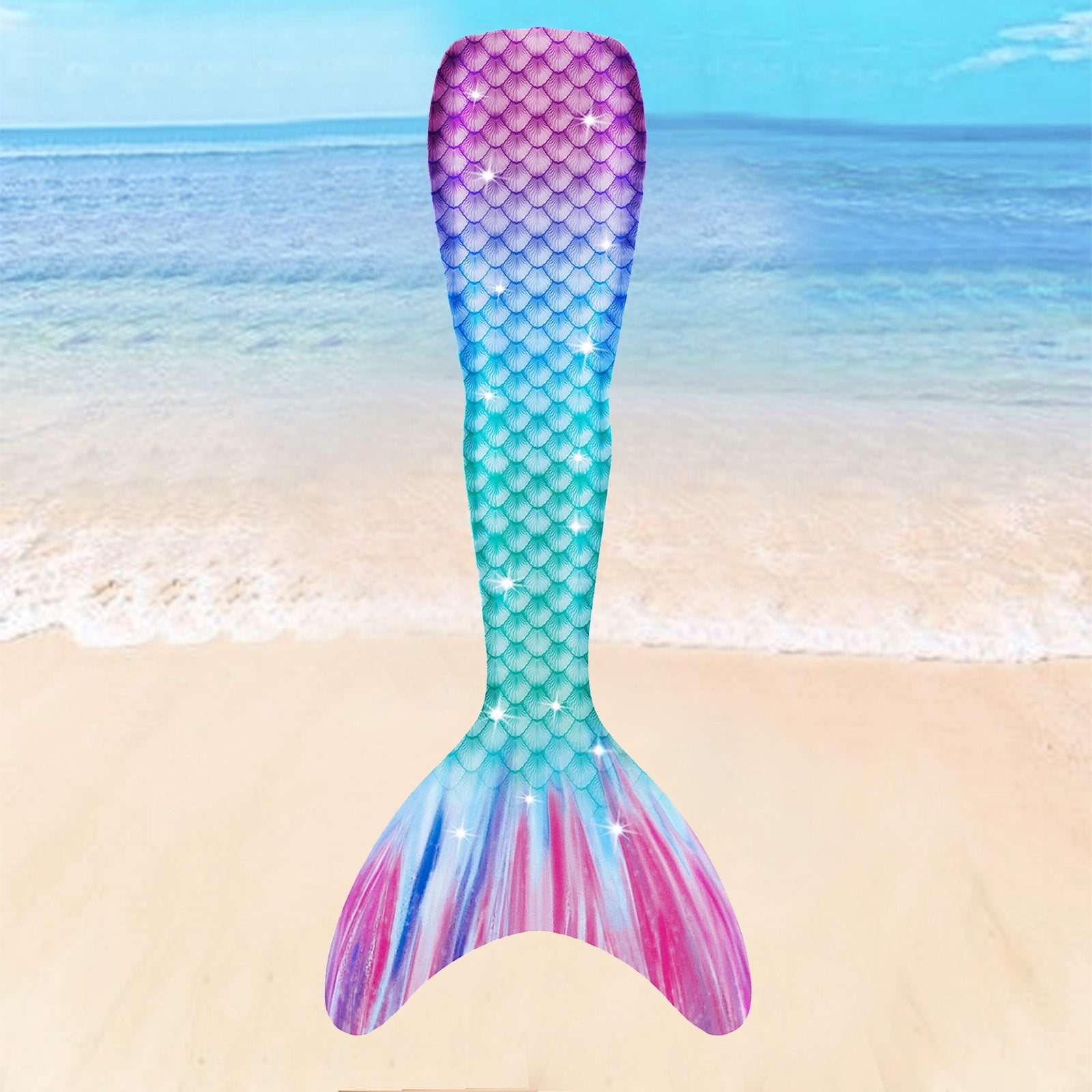 MUXiin Mermaid Swimsuit with Tail for Girls 4-6 Mermaid Tail Tankini ...