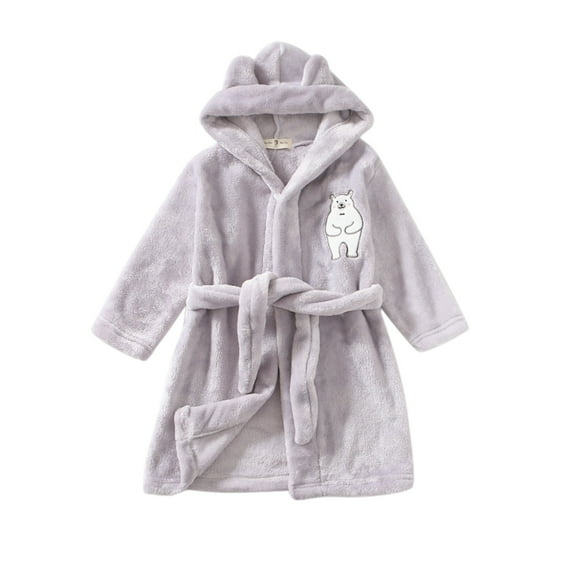 MUXiin Toddler Robes Cute Pattern Bathrobe Unisex Kids Robe Baby ...