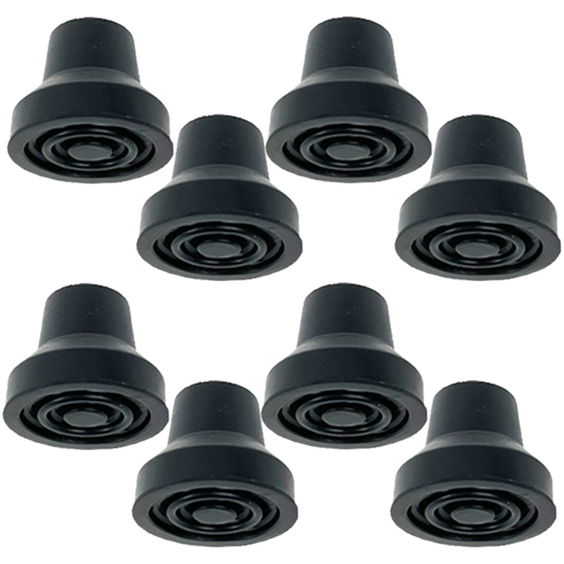 MUZHIYUA 8 Pcs Non-Slip Rubber Cane Tip for Walking Cane Folding Safety ...