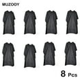 MUZOOY 8 Pcs Professional Hair Cutting Barber Cape, Haircut Cover ...