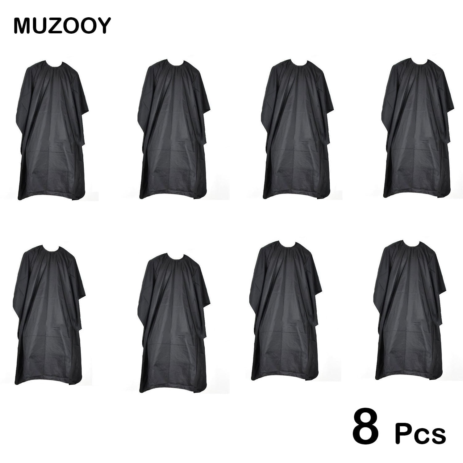 MUZOOY 8 Pcs Professional Hair Cutting Barber Cape, Haircut Cover ...