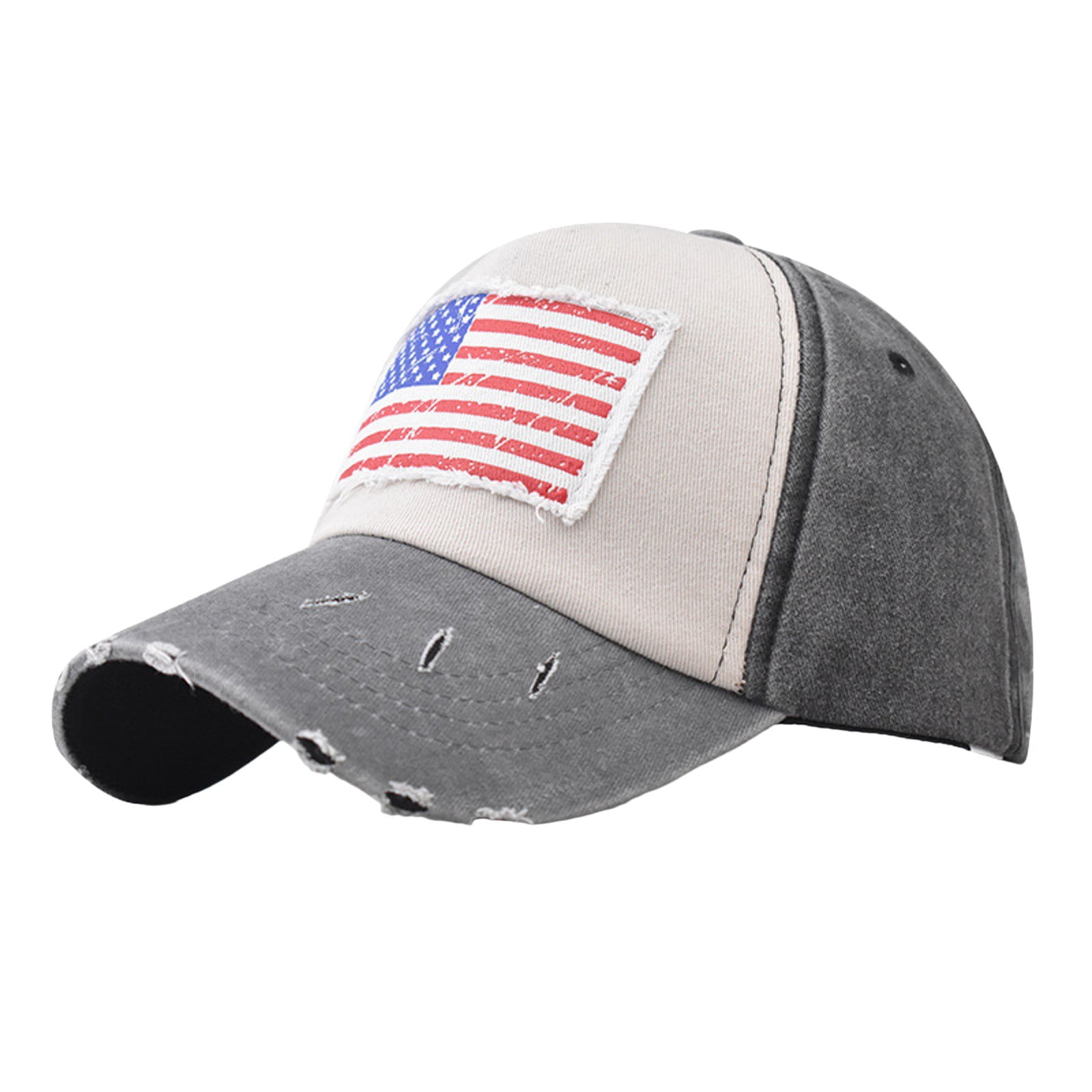 MUszwe American Flag Baseball Cap for Men Women Old Low Profile USA ...
