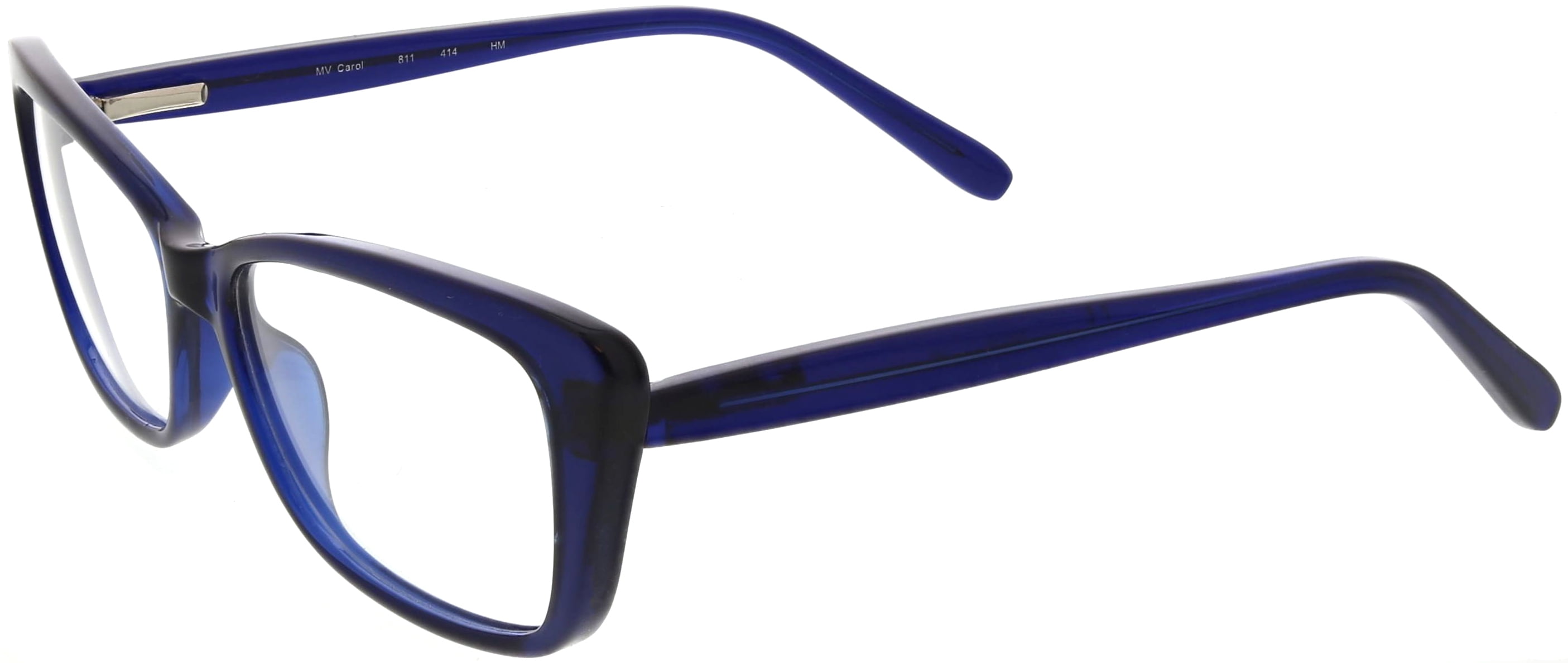 Womens Carol Rx'ble Eyeglasses with Case, NAVY HSA/FSA Eligible ...