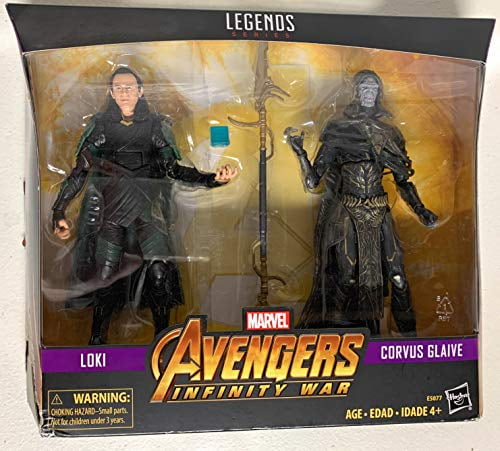 MV Legends Series Avengers: Infinity War Loki & Corvus Glaive 2-Pack ...