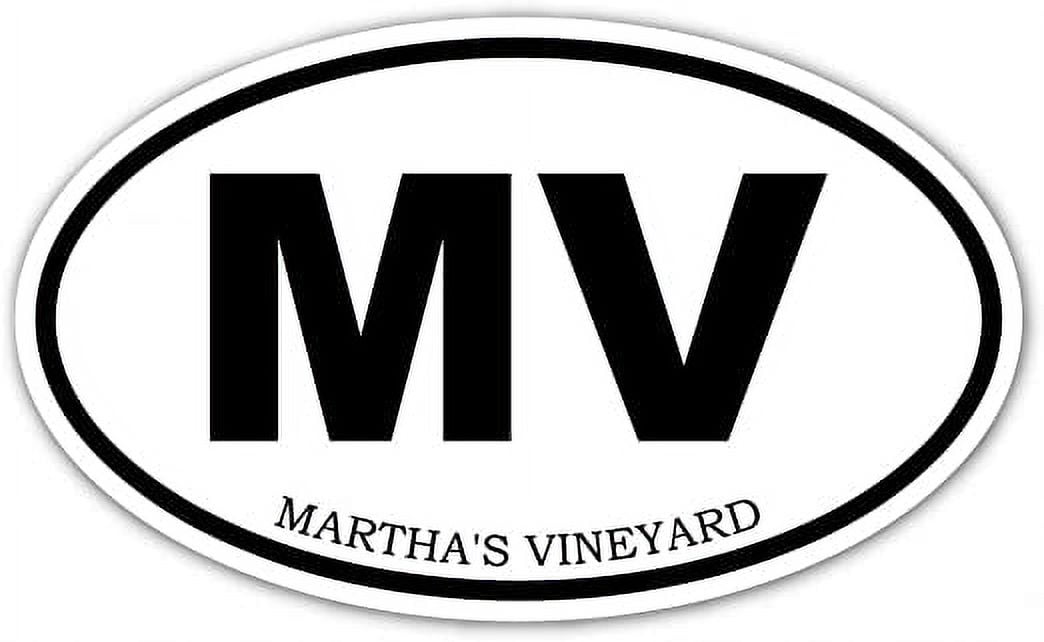 MV Martha’s Vineyard Vinyl Decal Bumper Sticker - Walmart.com
