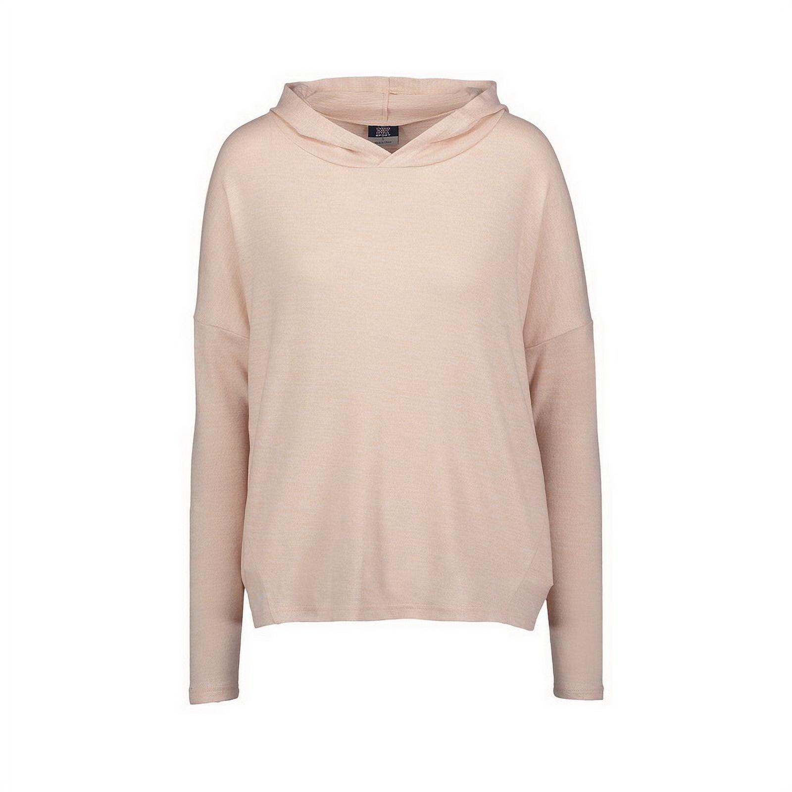 MV Sport B14252304 Women Anika Hacci Jersey Hooded Long Sleeve T-Shirt ...