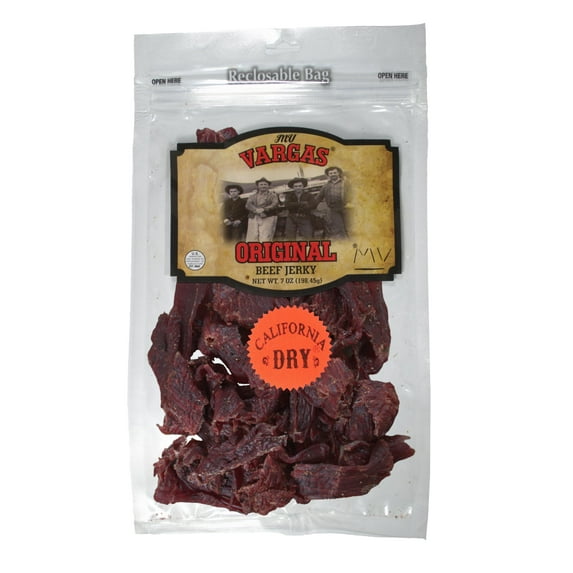 MV Vargas California Dry AIF9 Beef Jerky - Original Flavor - Extra Dry ...