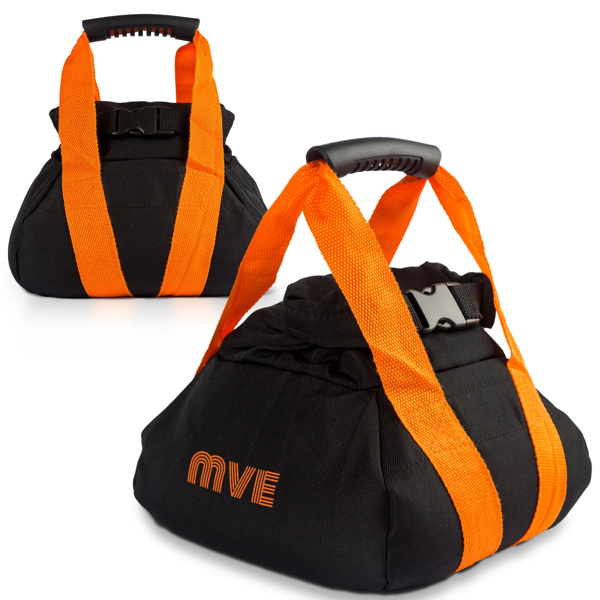 MVE LLC Premium 15lbs - 25lbs Sandbag Kettlebell, 2 Count Black ...