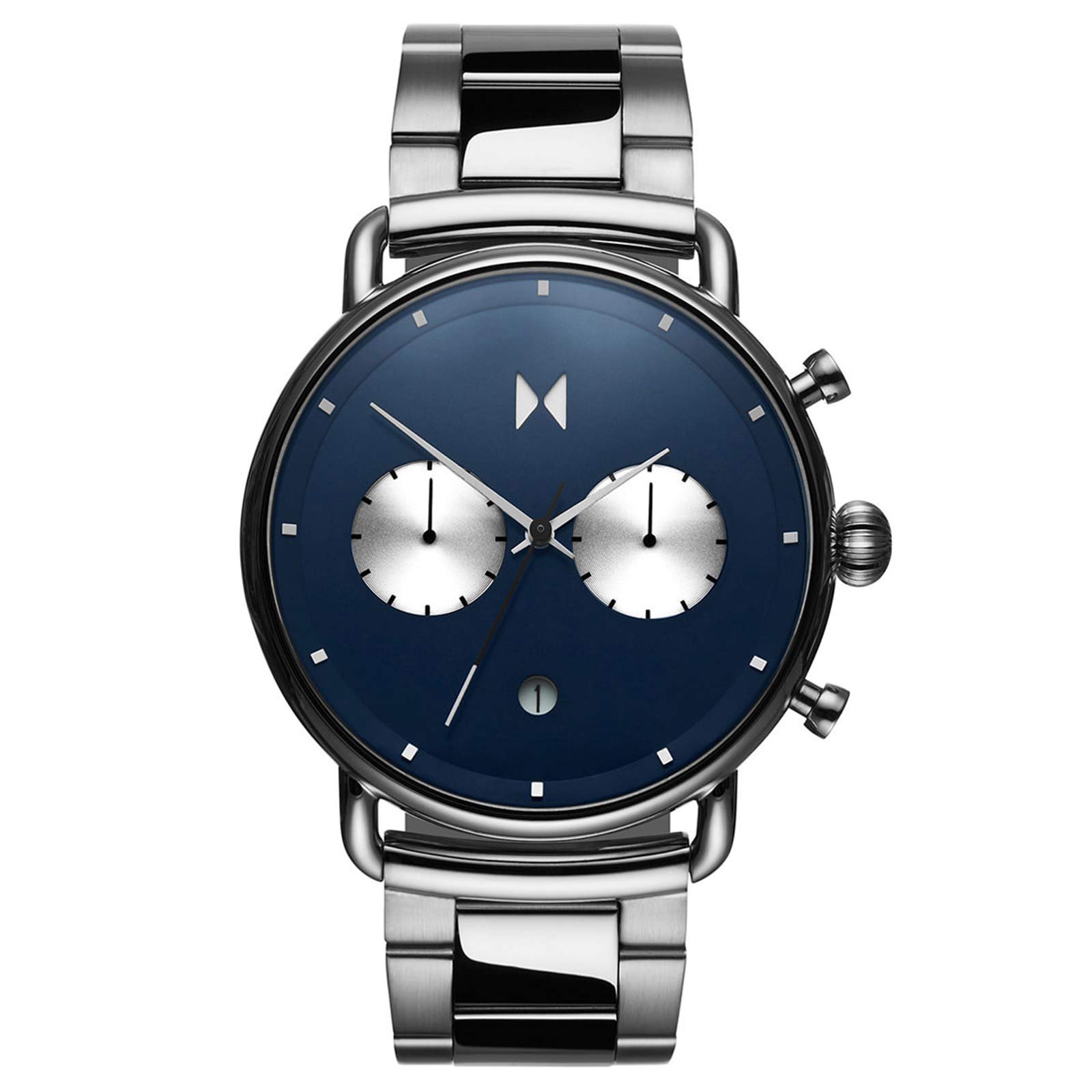 MVMT Blacktop Men's 47 MM Astro Blue Chronograph Watch - Walmart.com