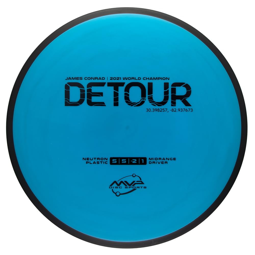 MVP Disc Sports Neutron Detour James Conrad Edition Disc Golf Midrange ...