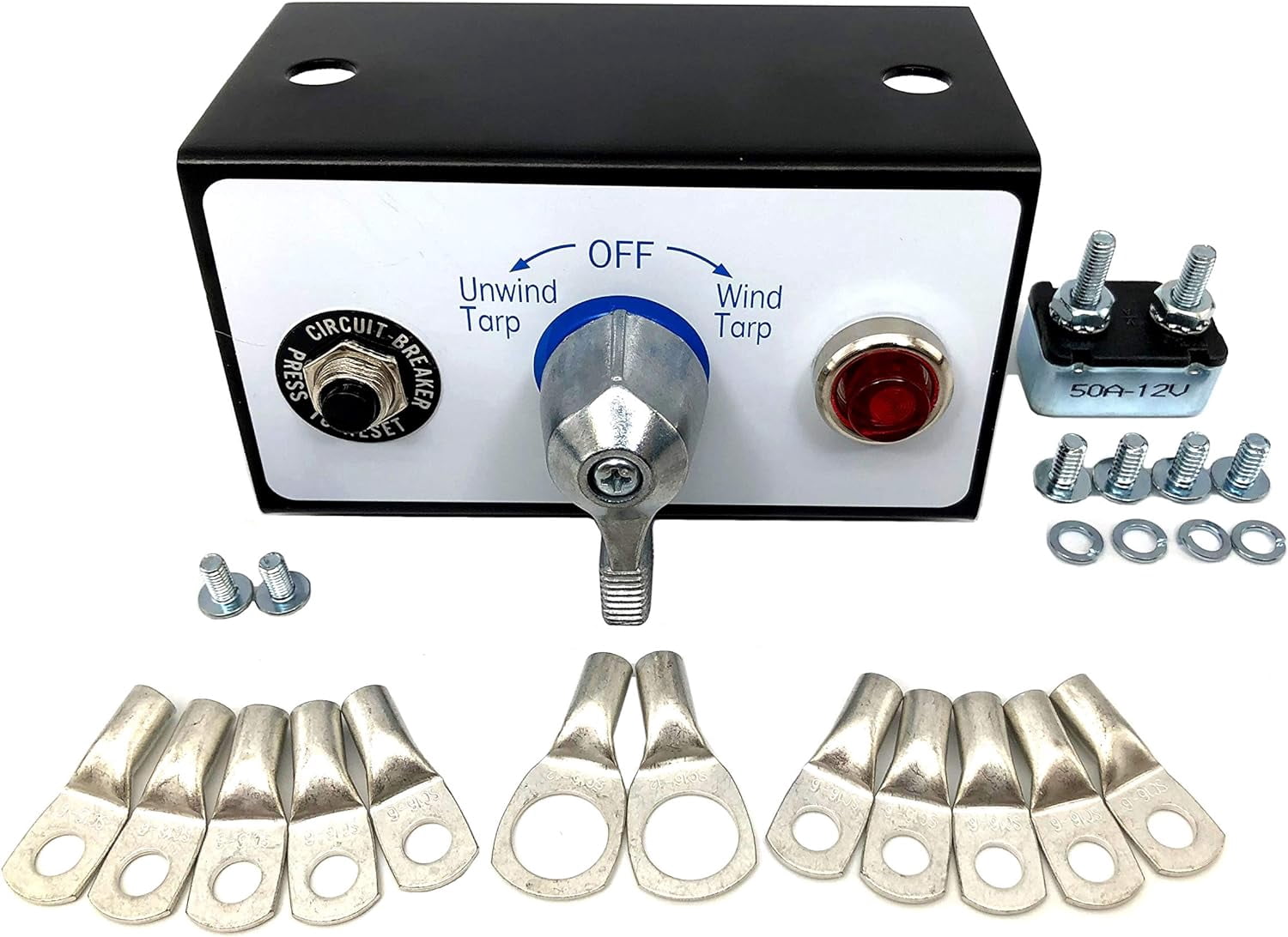 MVP Dump Truck Tarp Motor Switch Kit - 12V 50 Amps - Roll Up Tarps ...