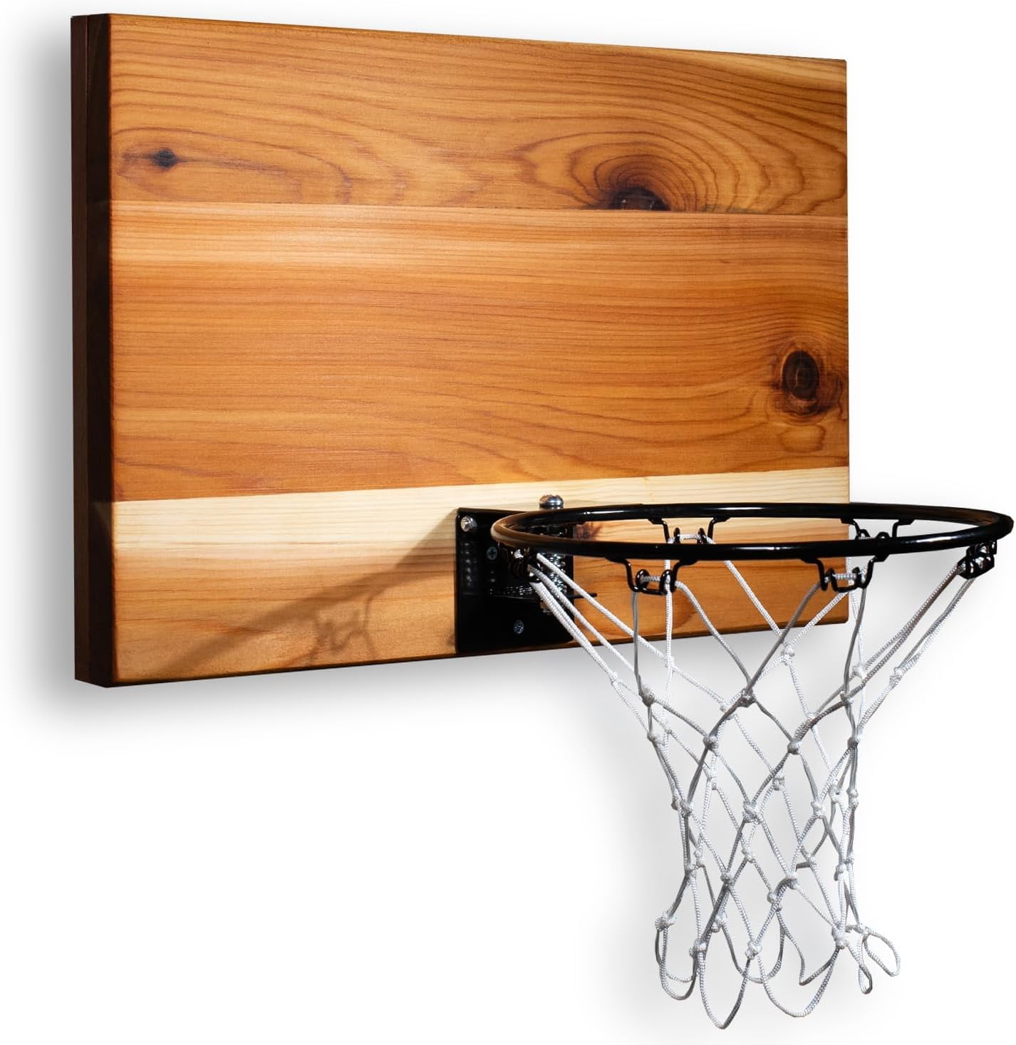 MVP Mini Indoor Basketball Hoop & Ball Set in Solid Red Cedar Made in ...