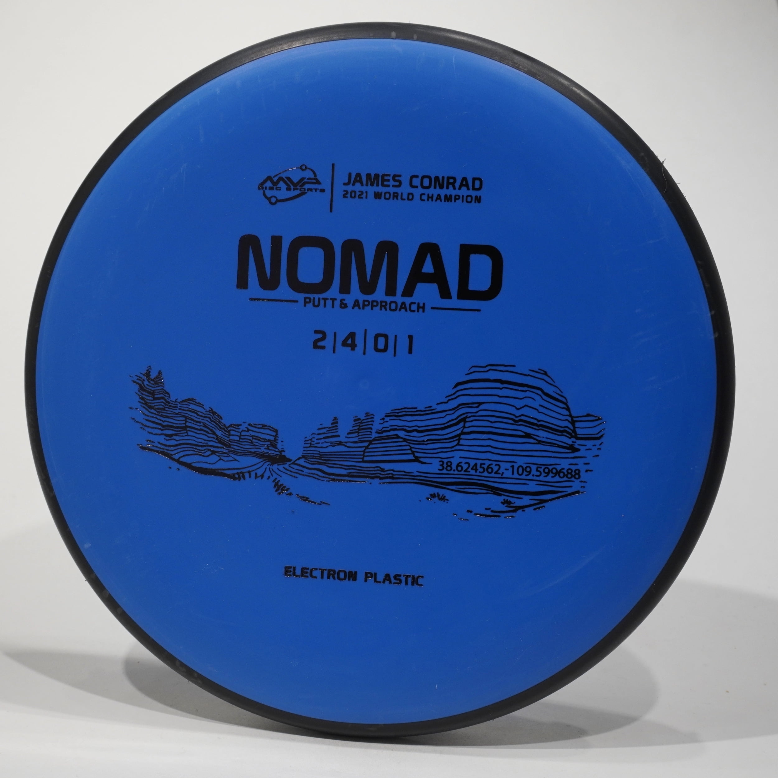 MVP Nomad (Electron Soft) James Conrad Putter Golf Disc - Walmart.com