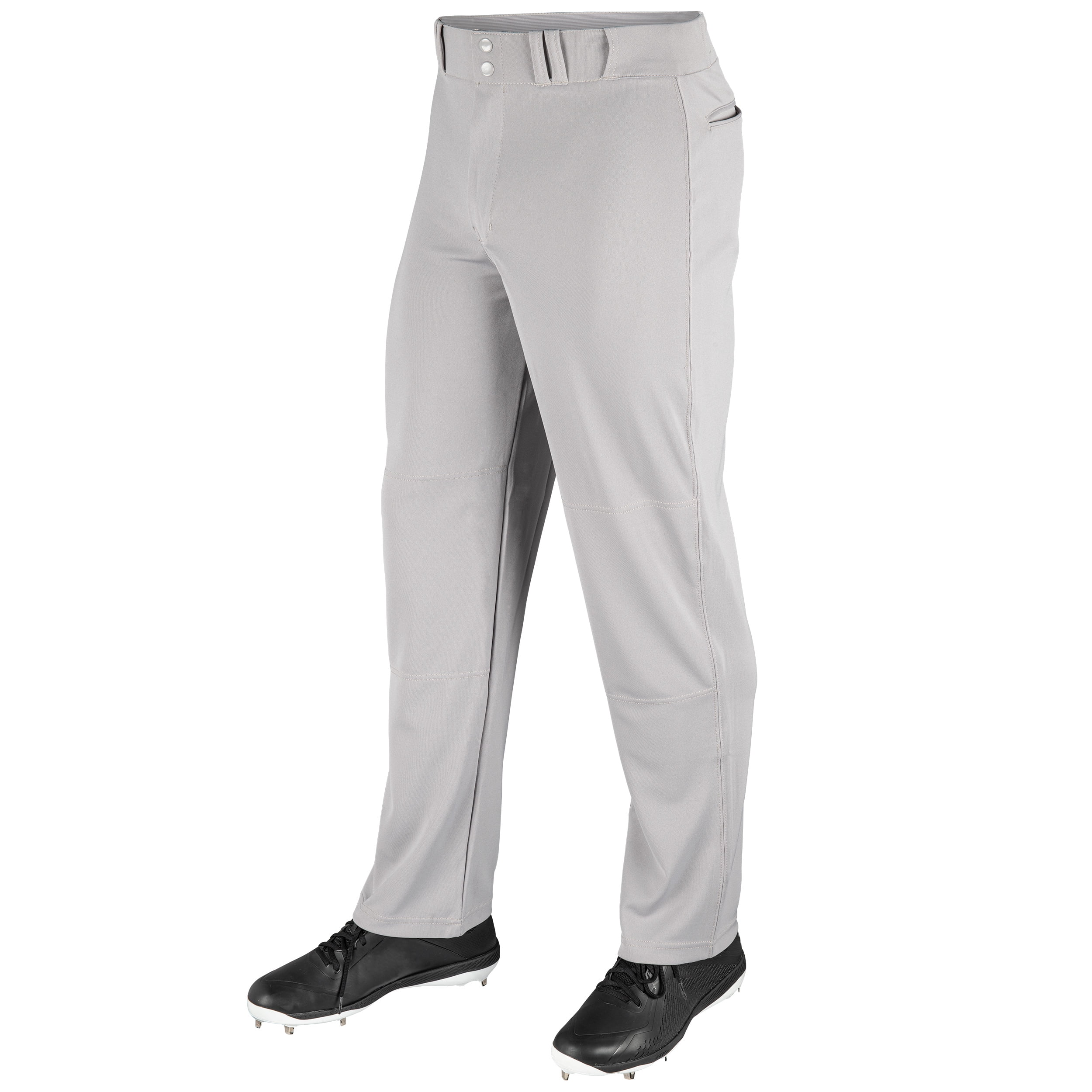 MVP Open Bottom Relaxed Fit Baseball Pants, Youth Small, Grey - Walmart.com