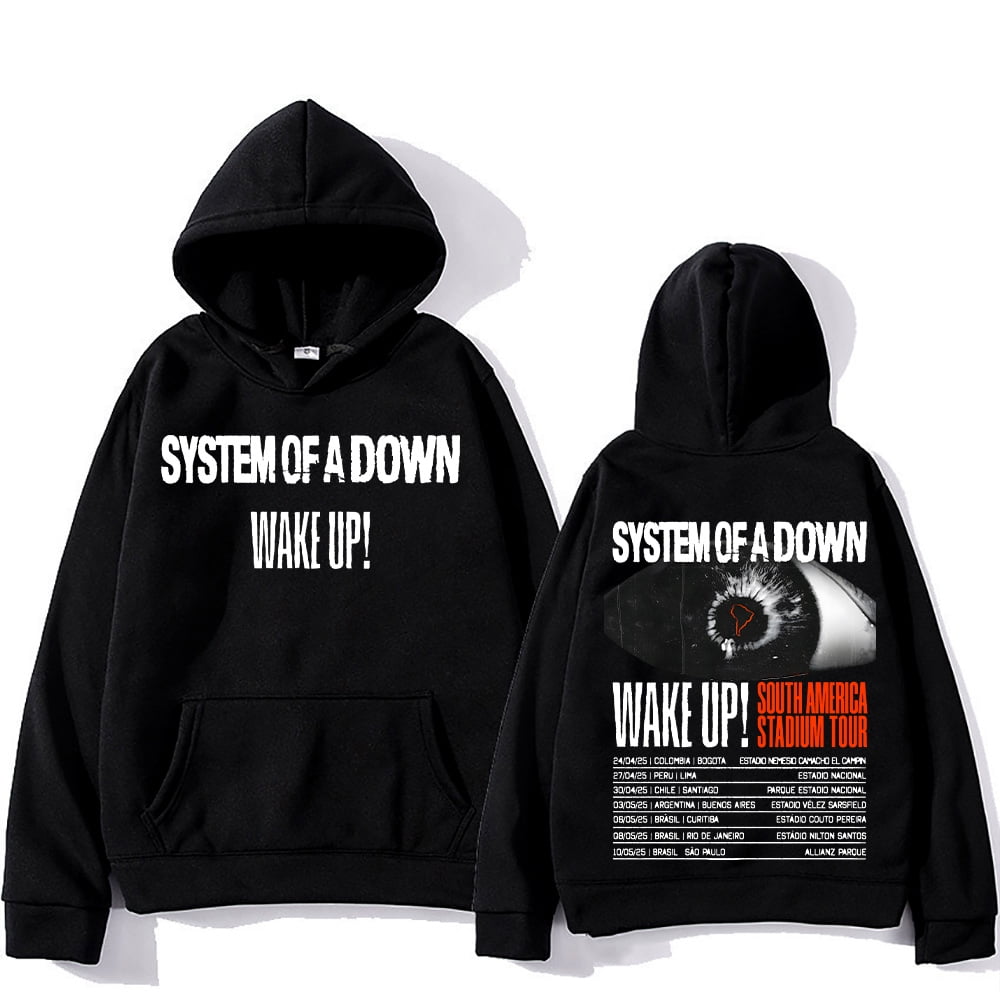 MVPCLO System of A Down Band Hoodies Wake Up South America Stadium Tour ...