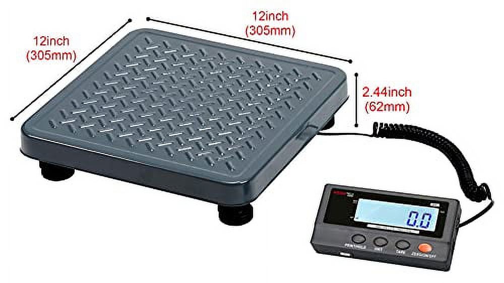 MVS1 Heavy Duty Shipping Postal Scale, Lb/Kg Switchable, Capacity 165lb ...