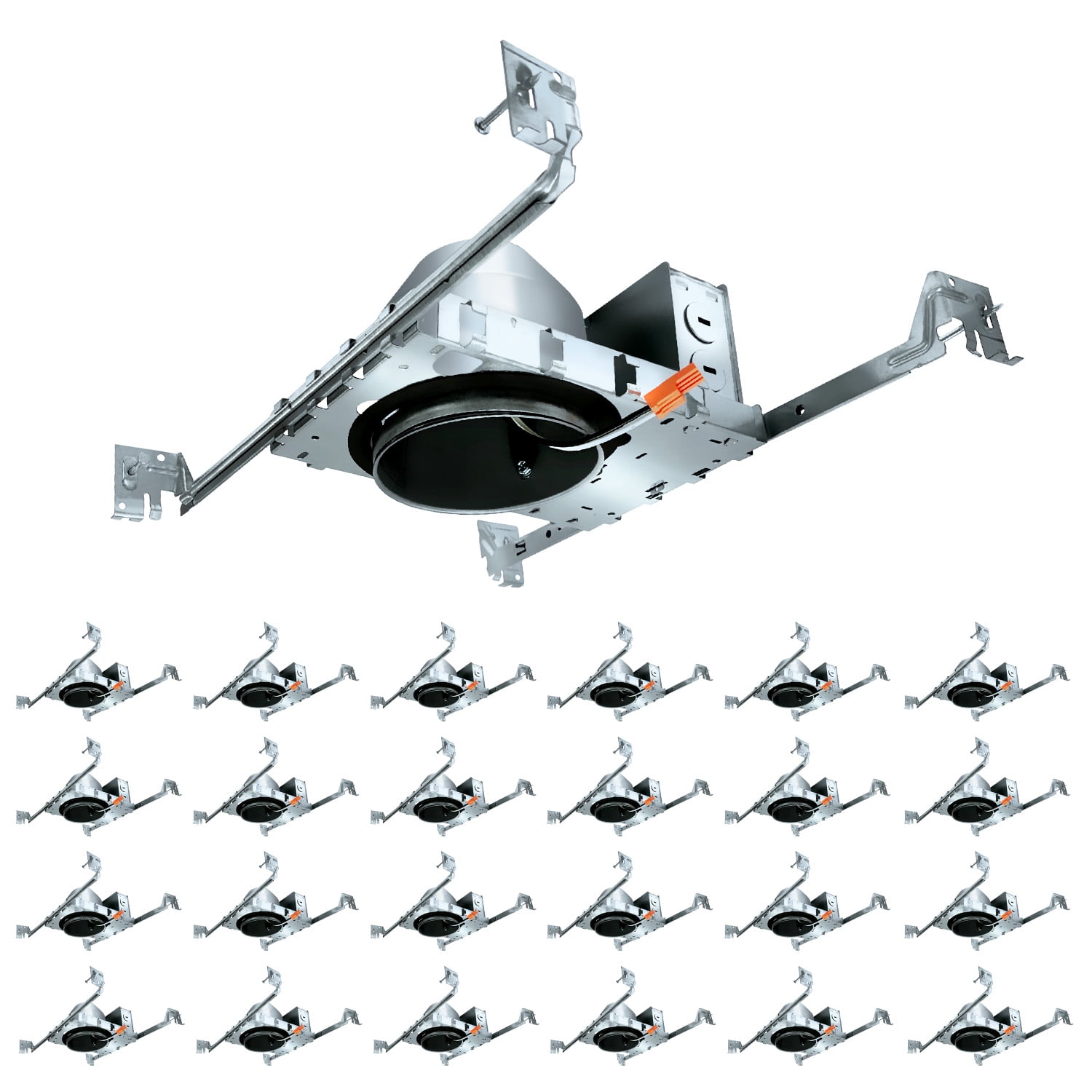 MW 24 Pack 4 Inch Recessed Lighting Housing Can Light New Construction ...