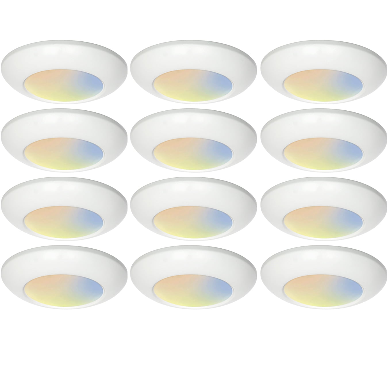 MW Lighting 6 Inch 5CCT Color Temperature Selectable Surface Mount Disk ...