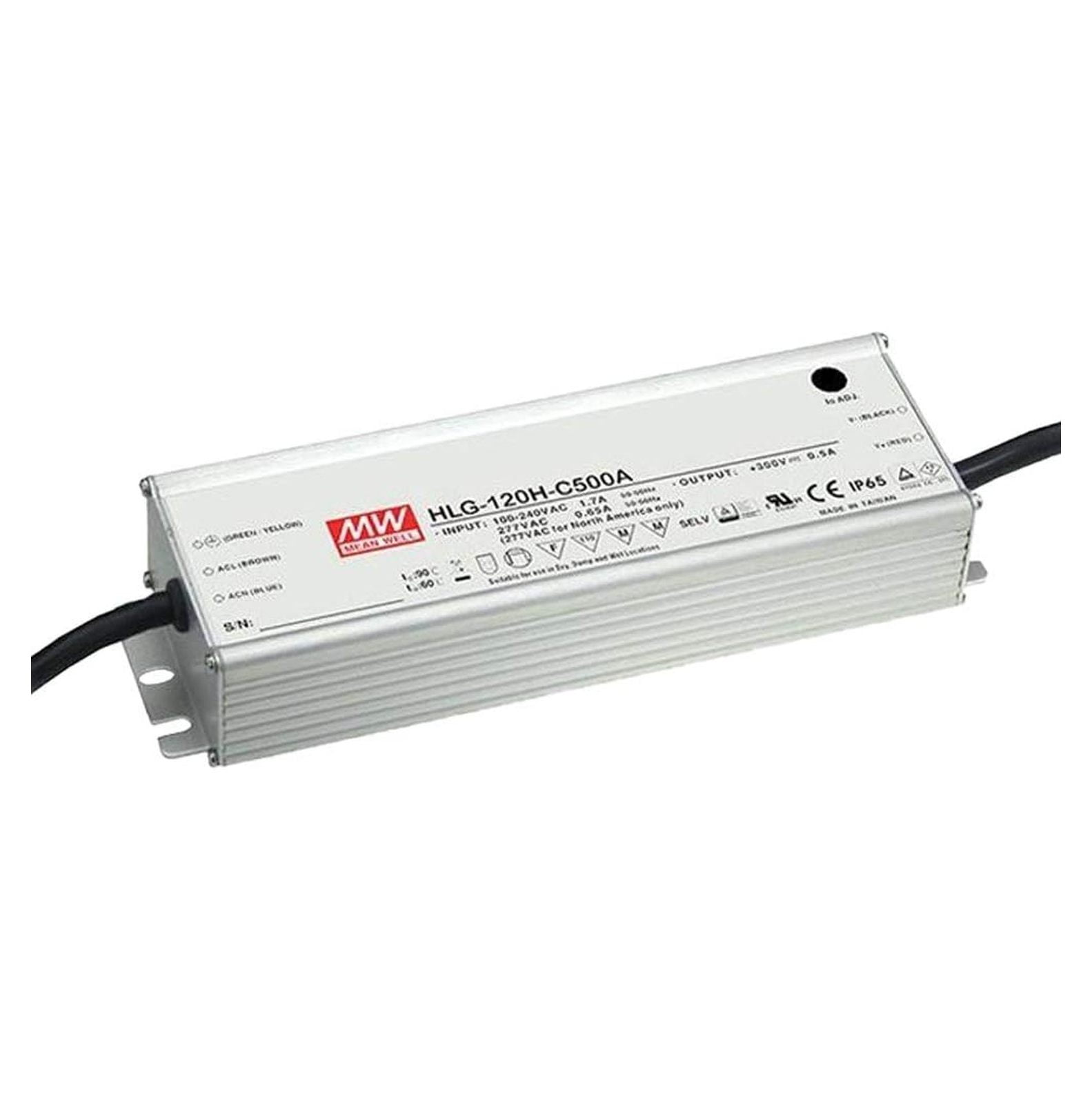 MW Mean Well HLG-120H-C350A 430V 350mA 150.5W Single Output Switching ...