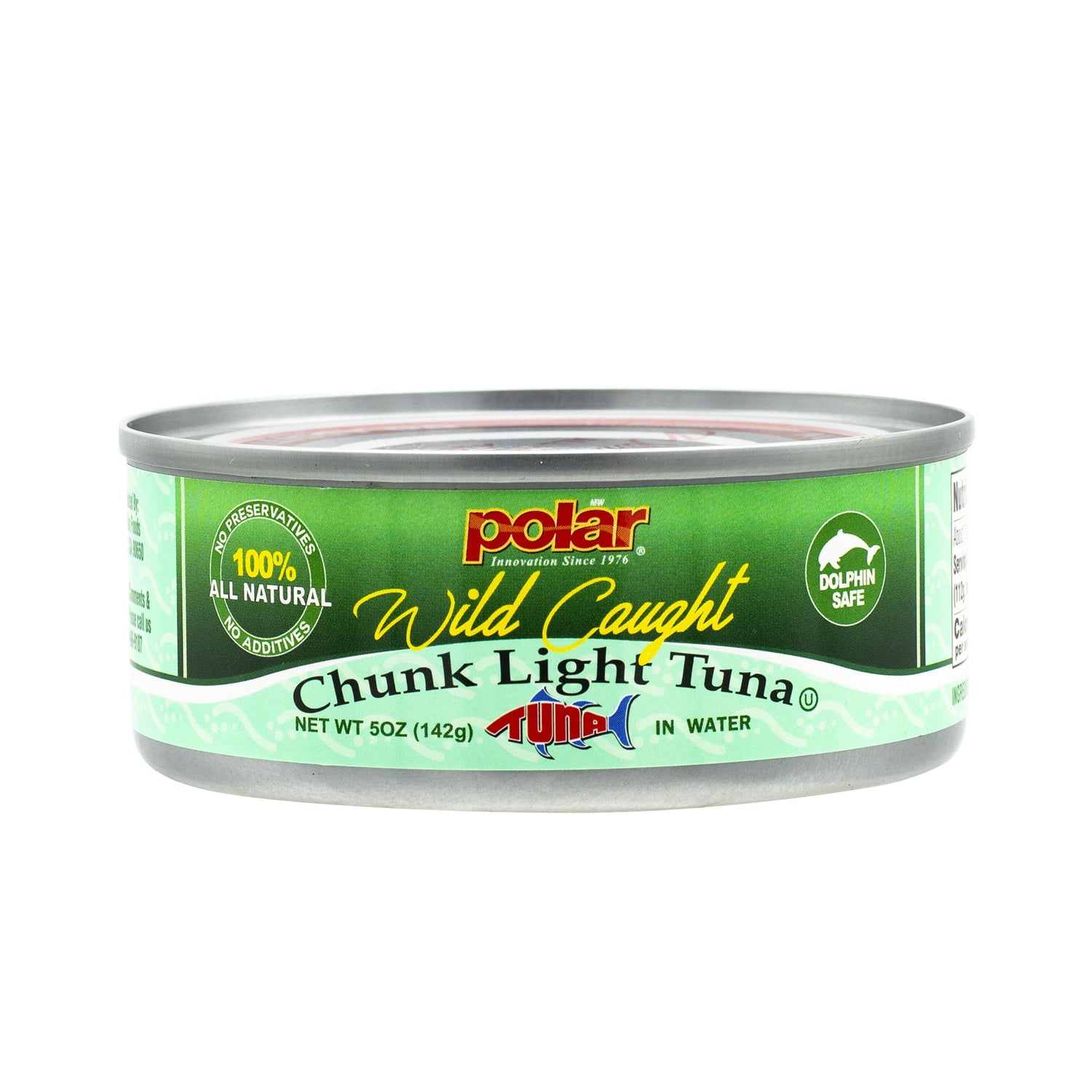 MW Polar All Natural Chunk Light Tuna in Water, 5 oz, Pack of 48 ...