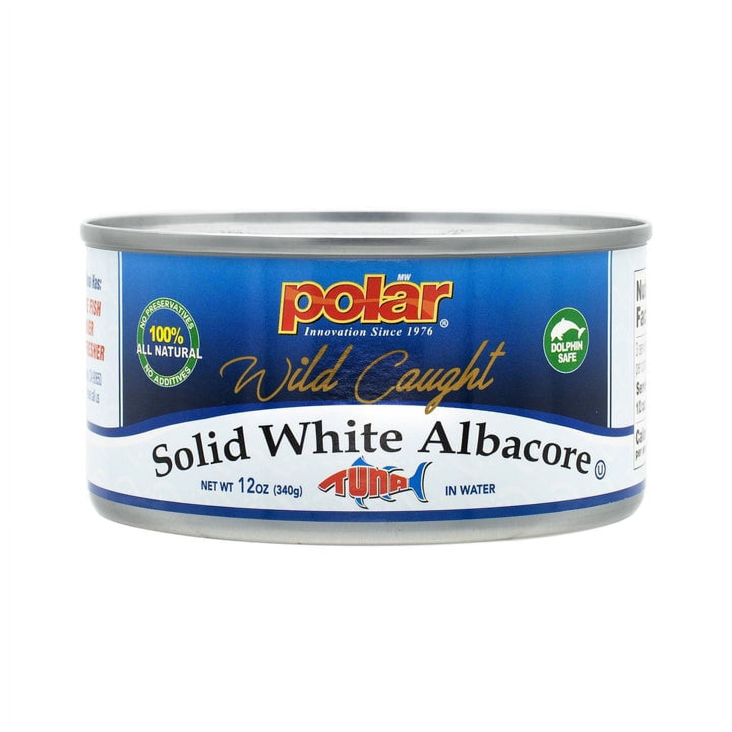 MW Polar All Natural Solid White Tuna in Water 12 oz Can (Pack of 12 ...