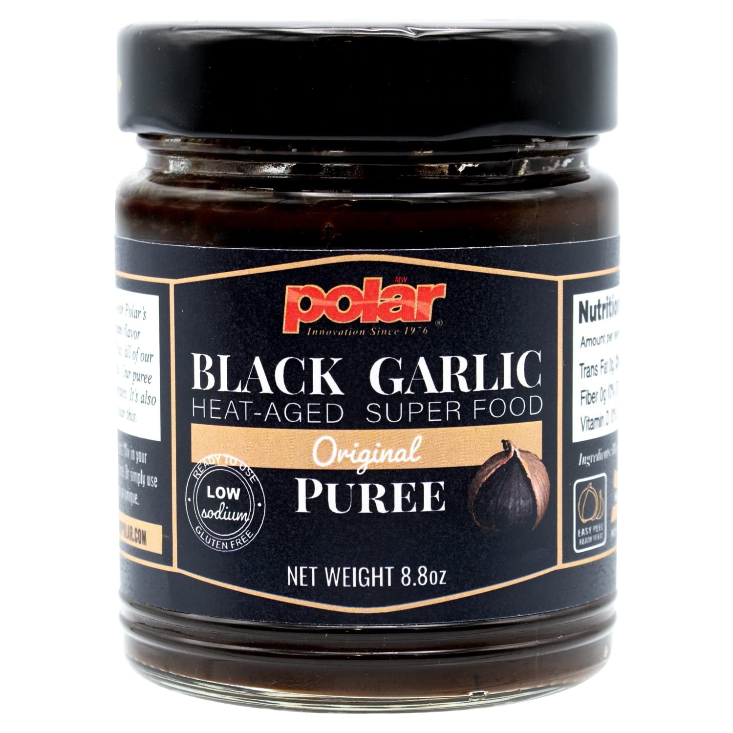 Polar Easy-Seasoning Black Garlic Puree, Original Flavor, 8.8 oz Jar ...
