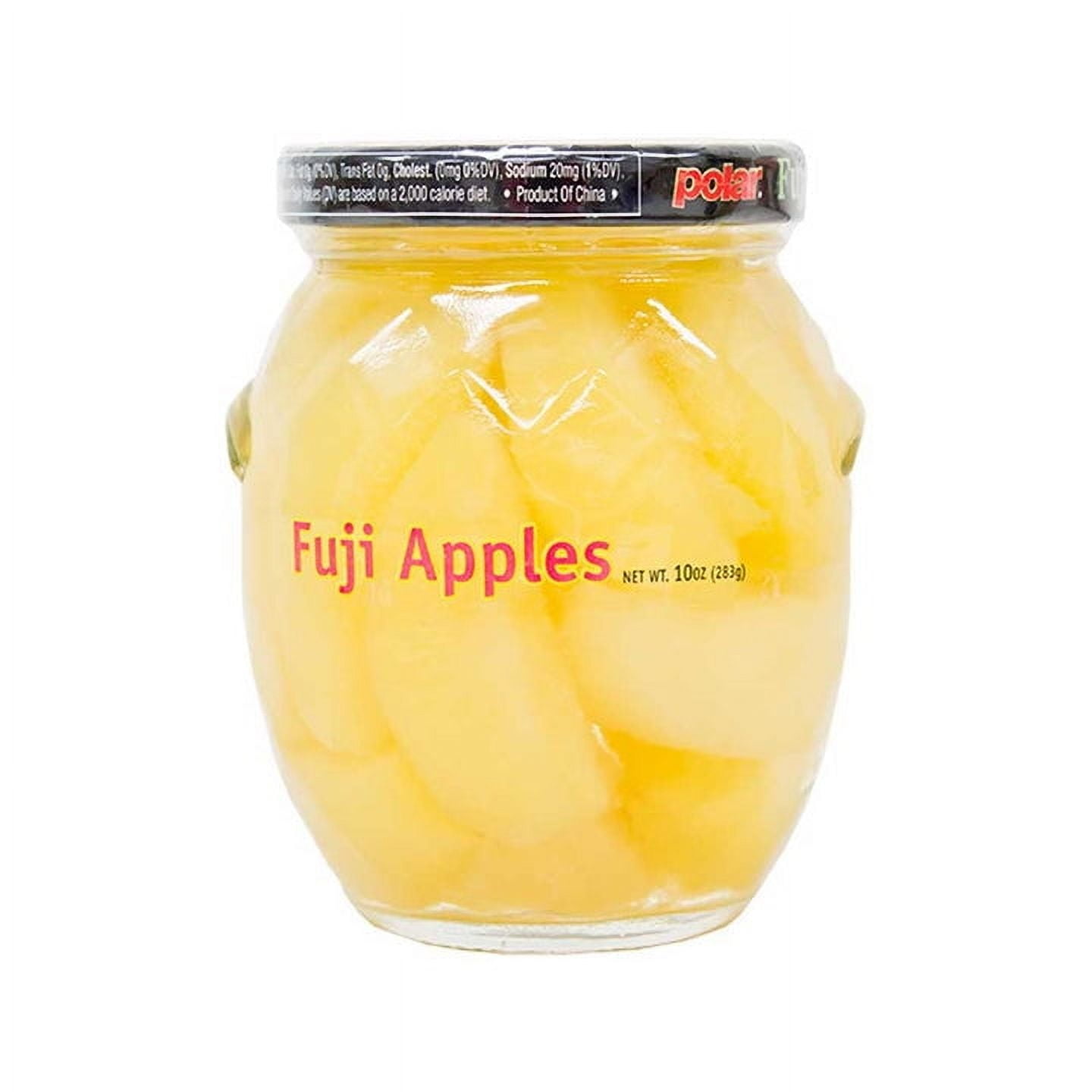 MW Polar Fresh Fuji Apple Slices in Light Syrup, 10 oz Jar, Pack of 12 ...