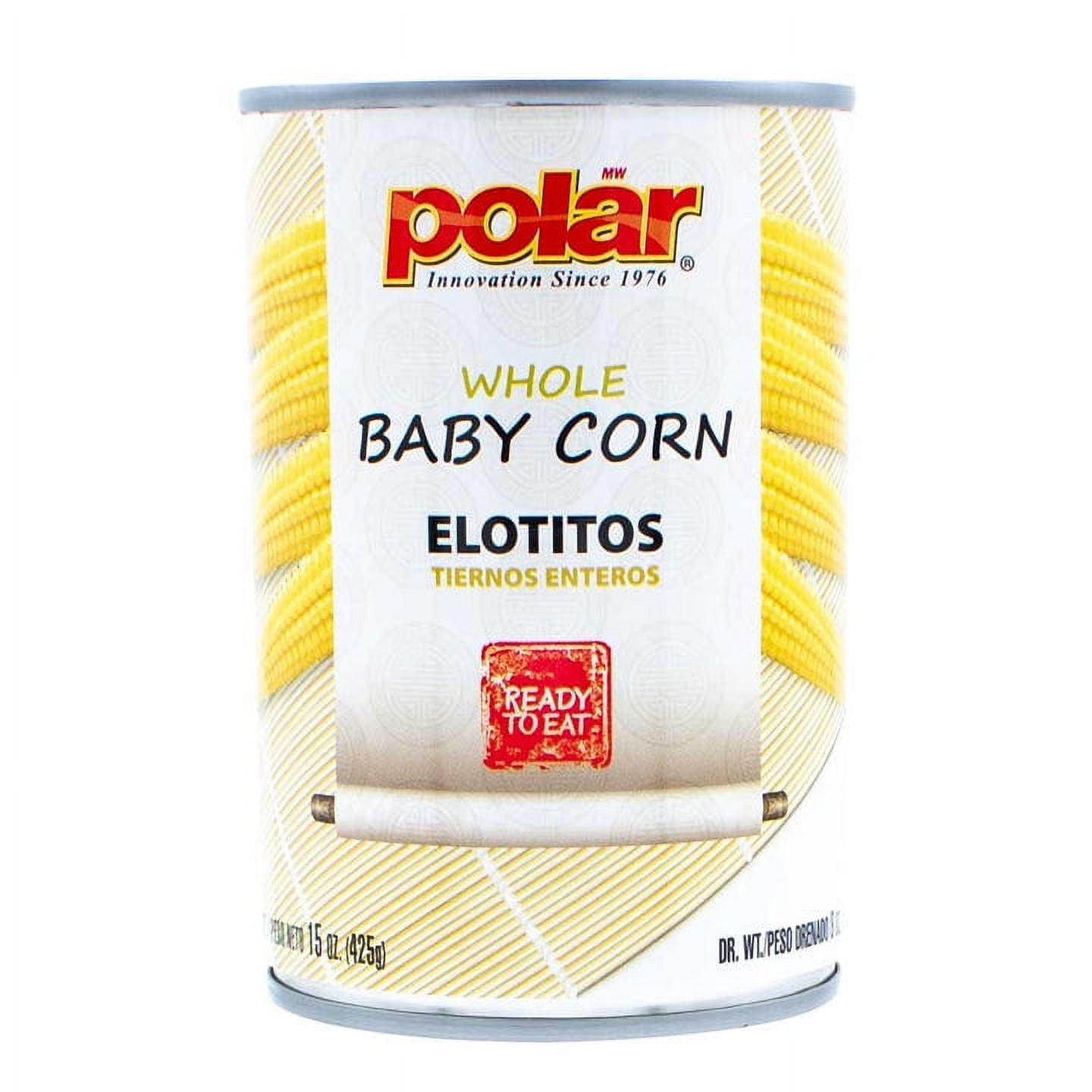 MW Polar Whole Baby Corn, 15 oz Can (Pack of 12) - Walmart.com