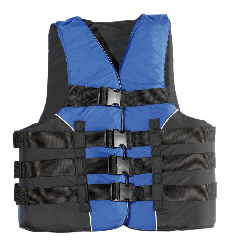MW Watersports 4-Buckle Deluxe Adult Life Vest - Walmart.com
