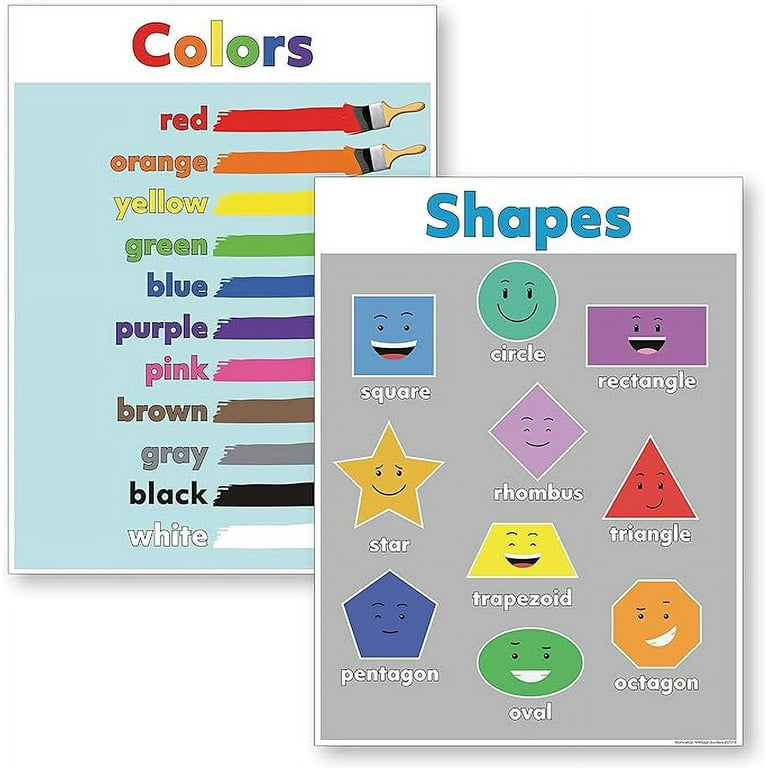 Preschool Shapes And Colors Colors And Shapes Preschool Educational
