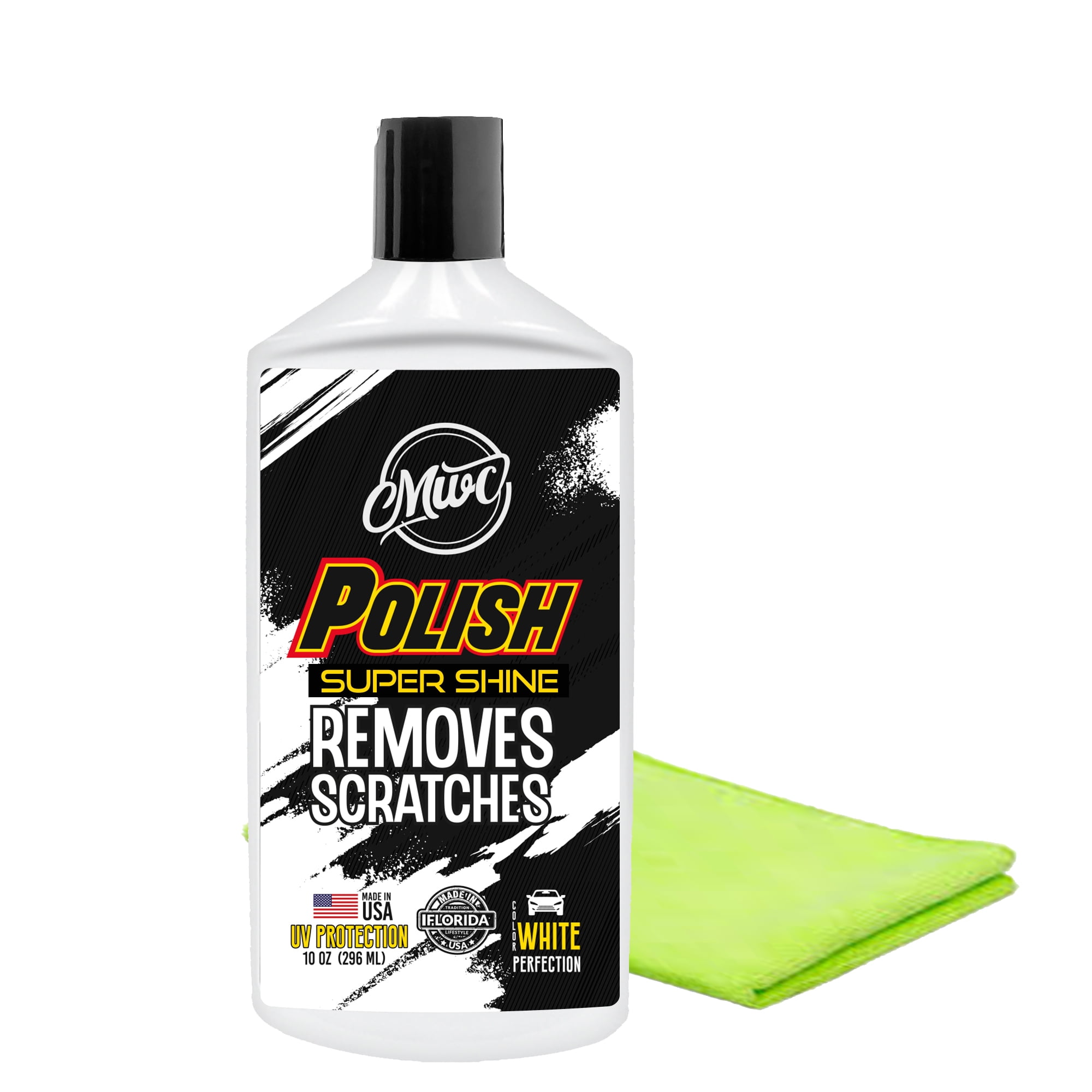 MWC White Car Wax Polish, Removes Scratches, Restores Color, Shine ...